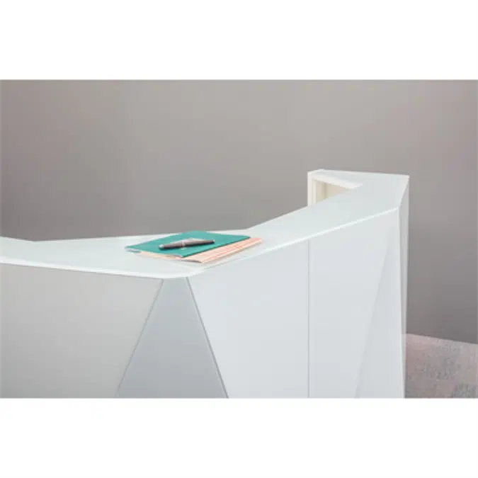 BIM objects - Free download! RECEPTION DESK ALPA corner | BIMobject