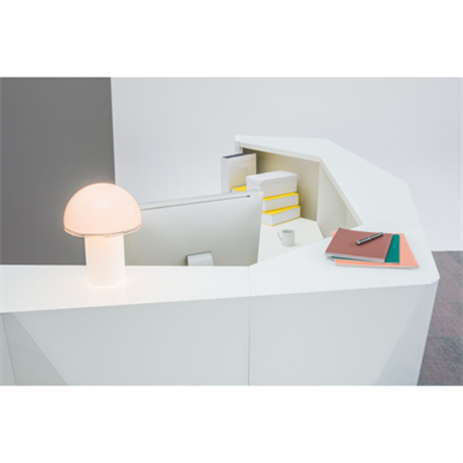 BIM objects - Free download! RECEPTION DESK ALPA corner | BIMobject