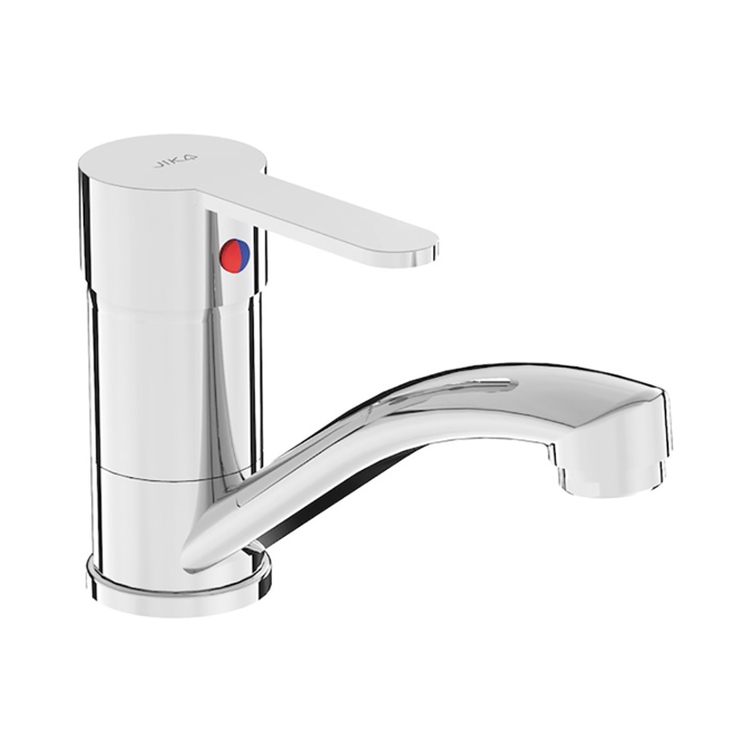 BIM objects - Free download! LYRA SMART Single lever basin deck mounted mixer, 143 mm low swivel ...