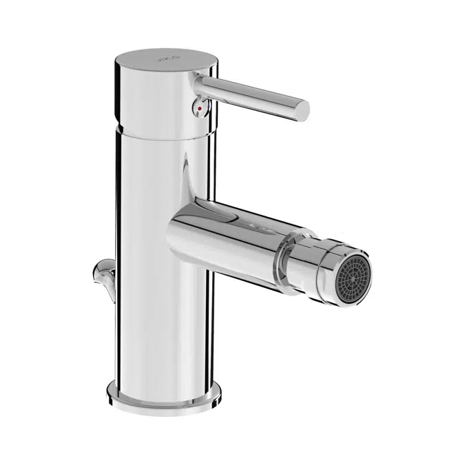 BIM objects - Free download! MIO Style Single lever bidet mixer, metal ...