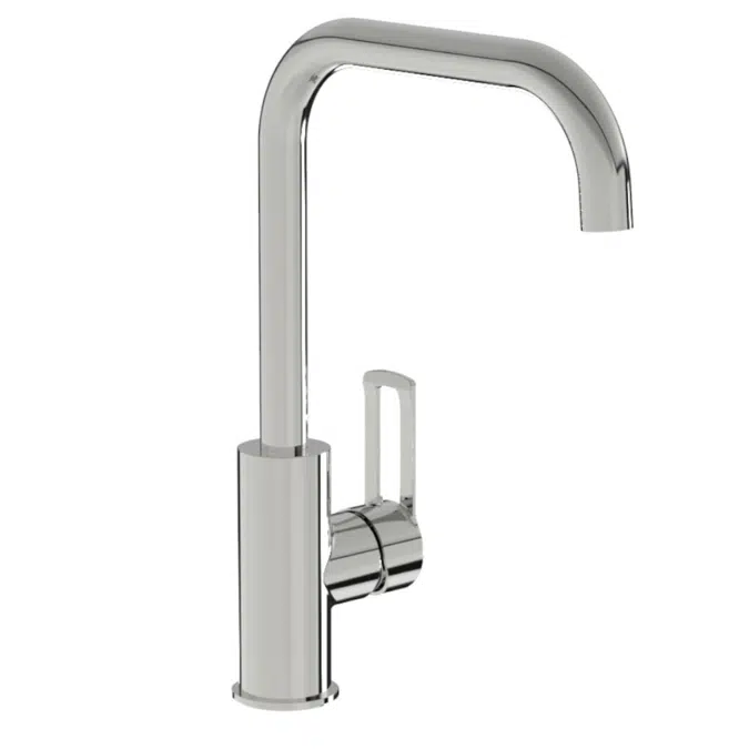 BIM objects - Free download! PURE Sink lever faucet with swivel spout ...