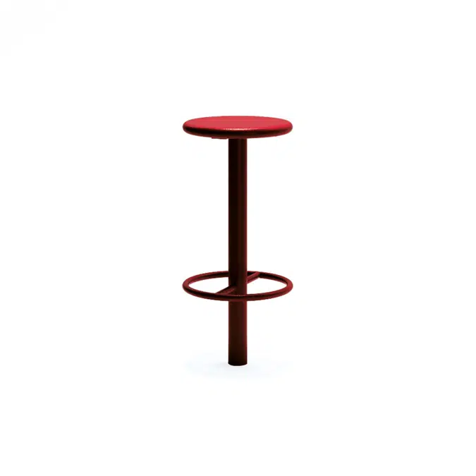 BIM objects - Free download! Sydhavn Bar Stool | BIMobject