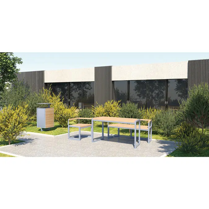 BIM objects - Free download! Christiania Table 4-6 Seats | BIMobject