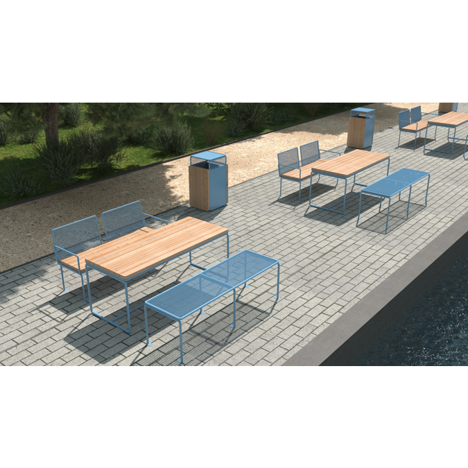 BIM objects - Free download! Østerbro Waste Bin | BIMobject