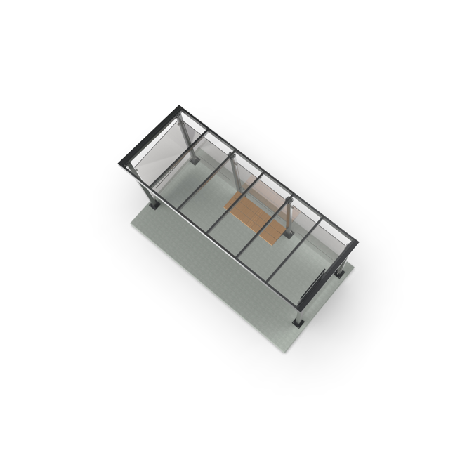 BIM objects - Free download! ViVa Akva bus shelter | BIMobject