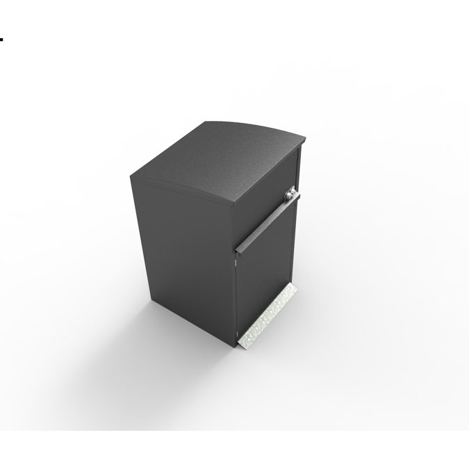 Об'єкти BIM – скачати безкоштовно! Modul Solo, bin shelter, litter bin ...