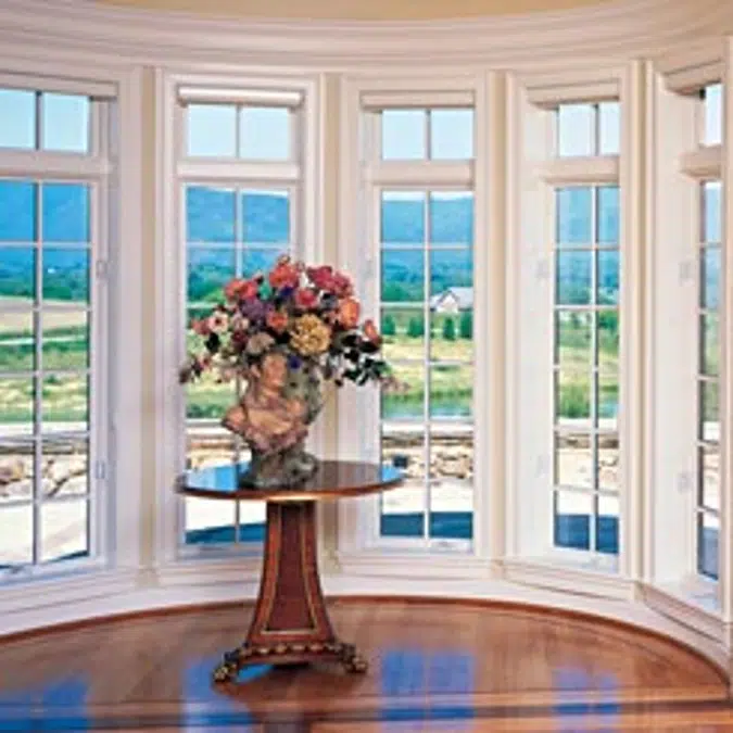 BIM objects - Free download! Ultra Series Casement Bow Windows | BIMobject