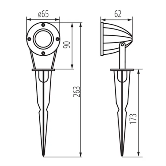 Objetos BIM - ¡Descarga gratis! GRIBLO LED SMD-NW | BIMobject
