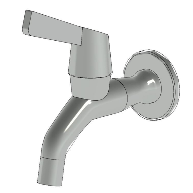 BIM objects - Free download! American Standard Wall Tap Taps & Mixers ...