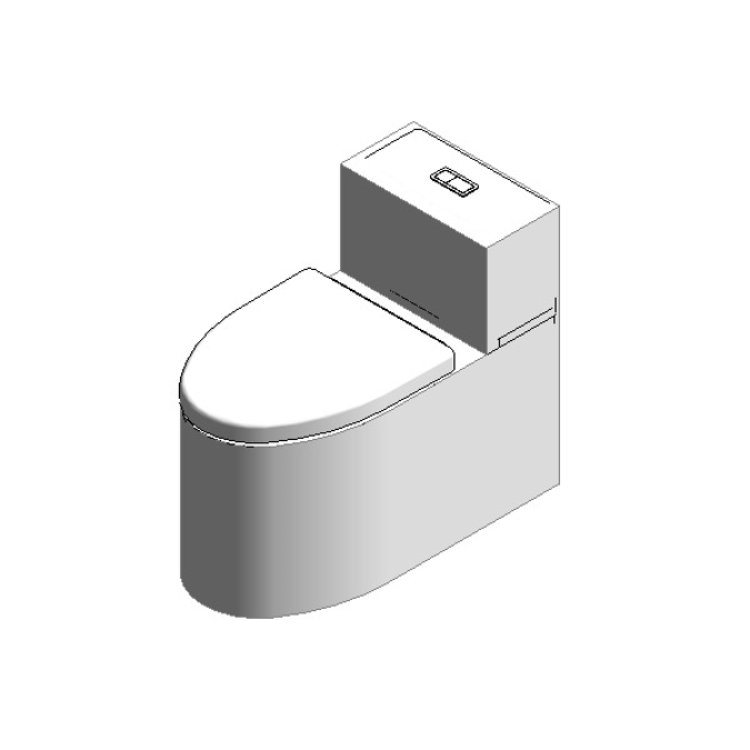 Objets BIM - Téléchargement gratuit ! American Standard One-piece ...