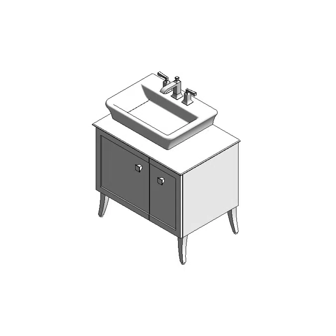 BIM objects - Free download! American Standard Countertop Vessel with ...