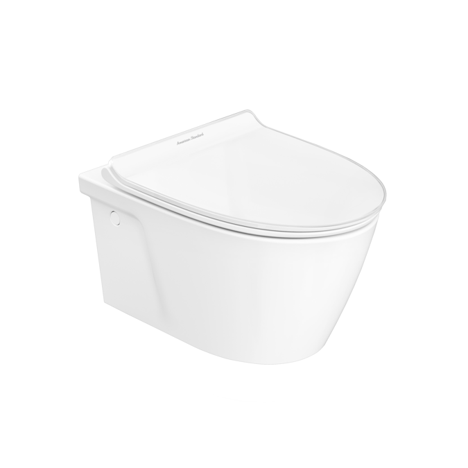 BIM objects - Free download! American Standard Wall-hung Toilet Acacia ...