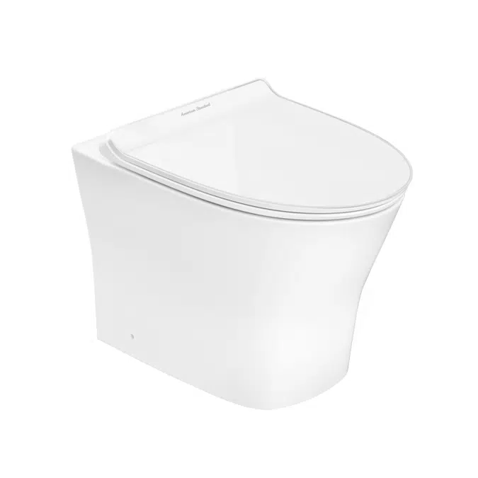 BIM objects - Free download! American Standard Back to Wall Toilet ...