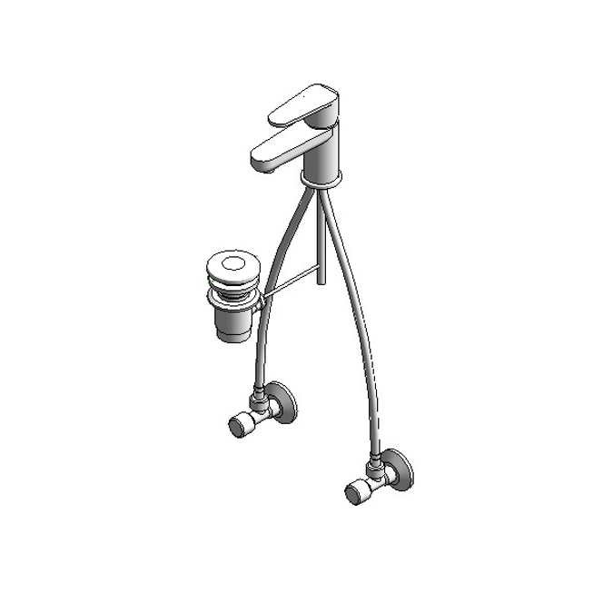 BIM objects - Free download! American Standard Basin Faucets & Mixer ...