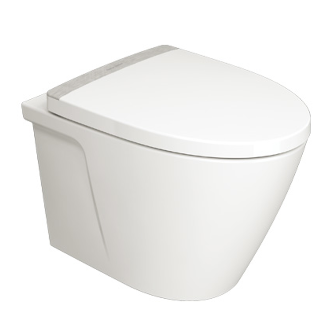 BIM objects - Free download! American Standard Back to Wall Toilet ...