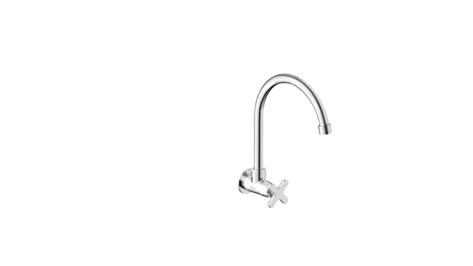 BIM 对象 - 免费下载！ American Standard Winston Wall Mounted Kitchen Tap ...