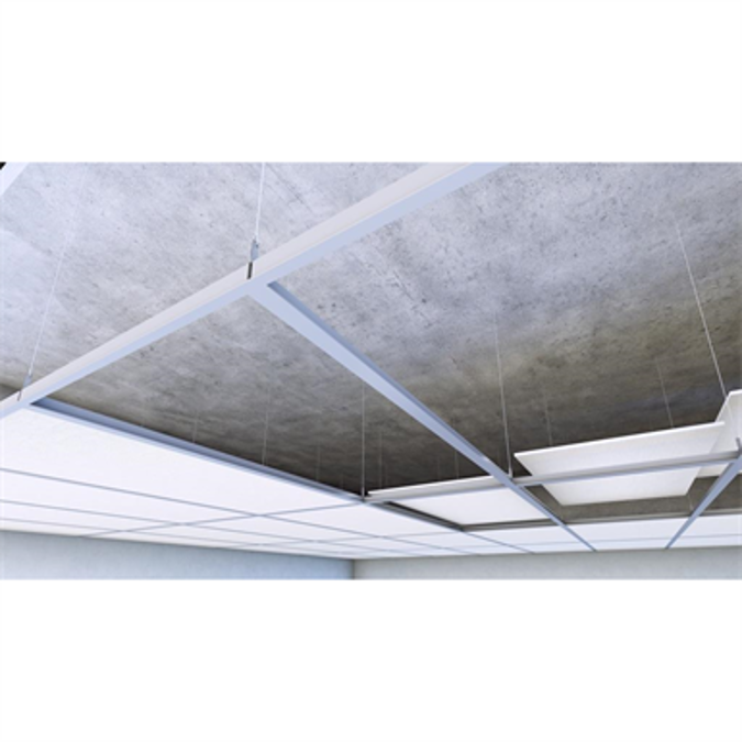 BIM objects - Free download! GYPREX Registrable suspended ceiling LINHO ...