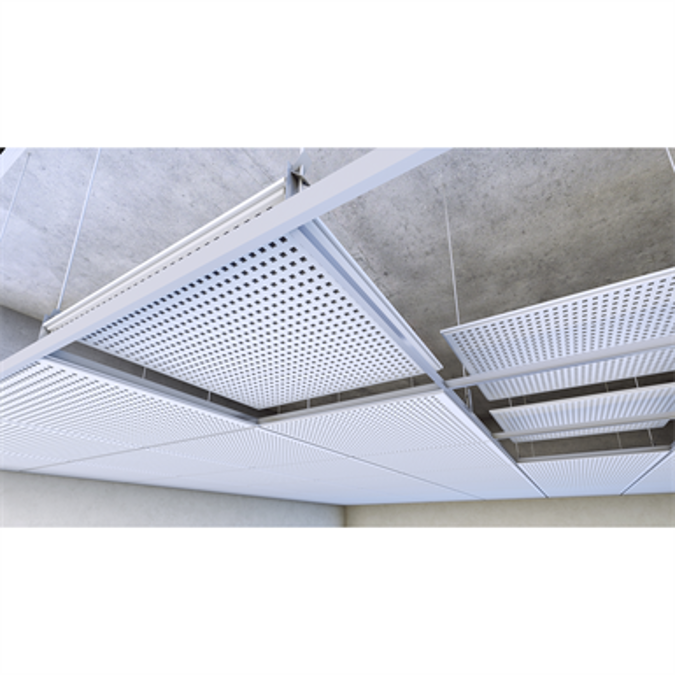 BIM objects - Free download! GYPTONE Registrable suspended ceiling BASE ...