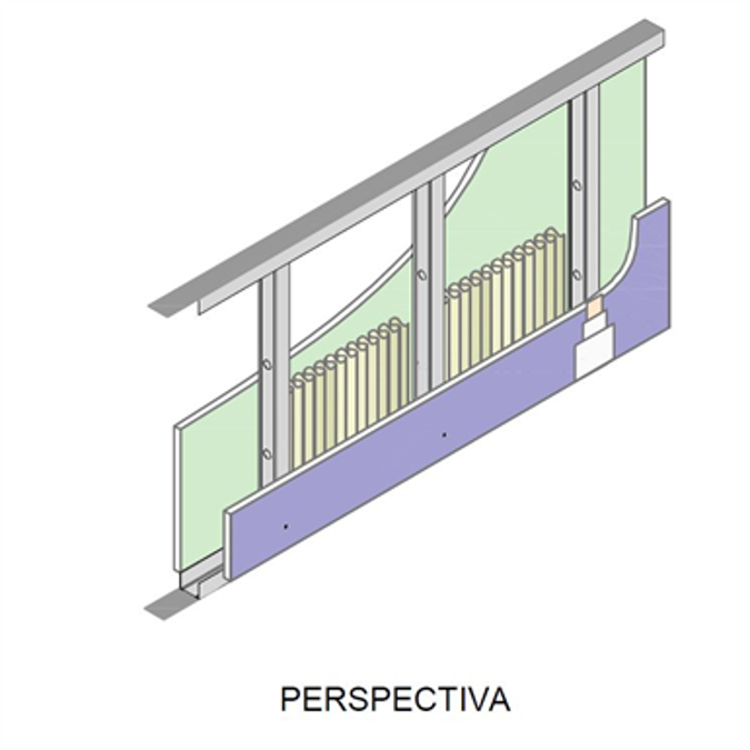 BIM objects - Free download! HYDRO Wall 115-90-400-ST12,5+GHR12,5-BR ...