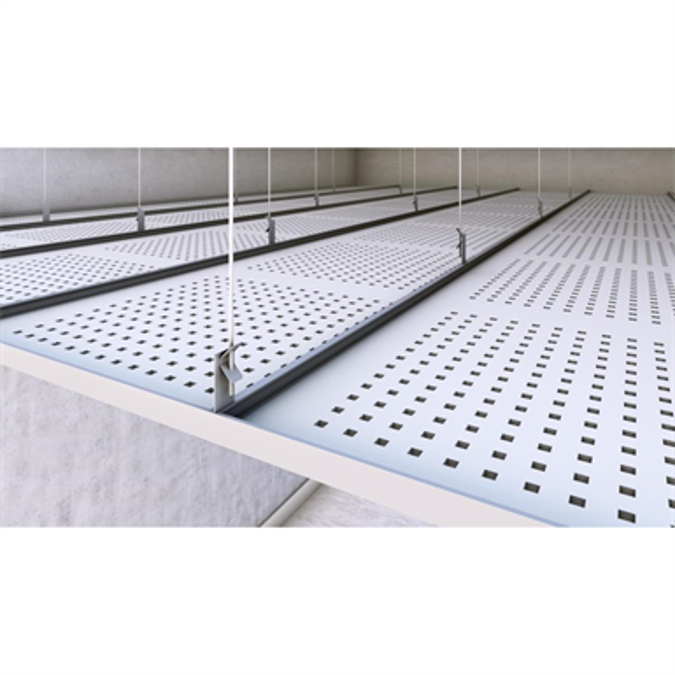 Objetos BIM - ¡Descarga gratis! GYPTONE Continuous suspended ceiling ...