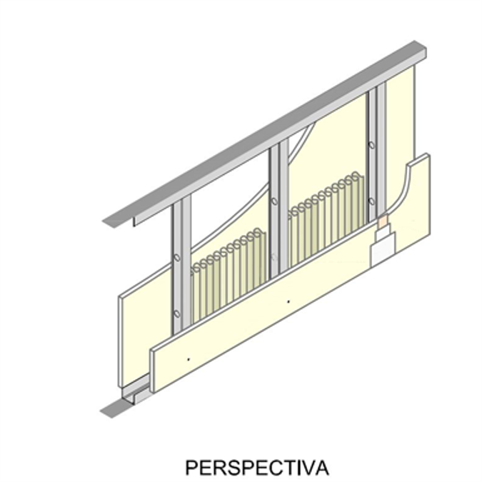 BIM objects - Free download! PRIMA Wall 95-70-600-ST12,5+ST12,5-BR-LV70 ...