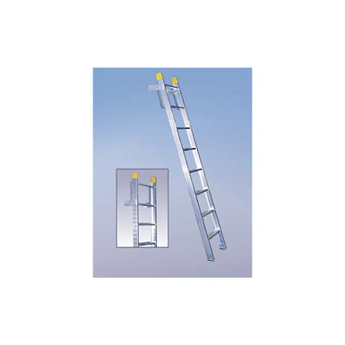 BIM objects - Free download! Tubular Pivotal Ladder To Roof Hatch ...