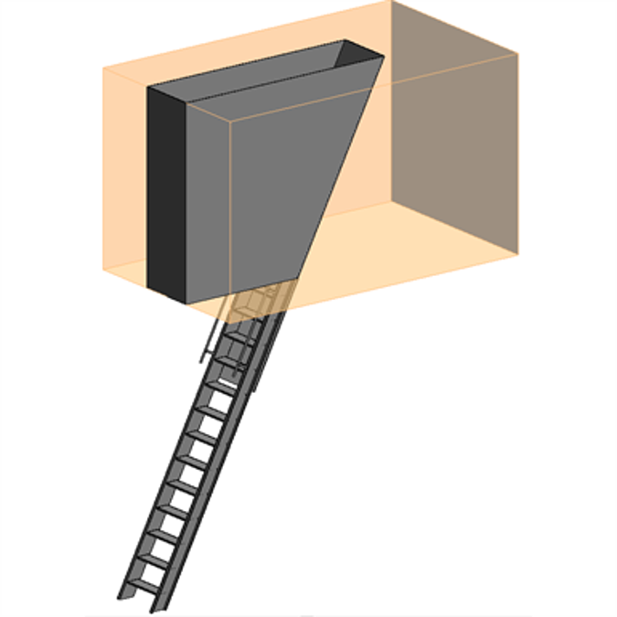 BIM objects - Free download! Super Simplex Disappearing Stairway For ...
