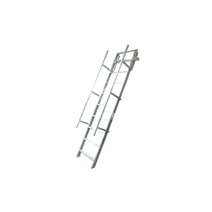 BIM objects - Free download! Tubular Pivotal Ladder With Walk-Thru ...