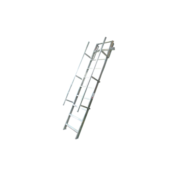 BIM objects - Free download! Tubular Pivotal Ladder With Walk-Thru ...