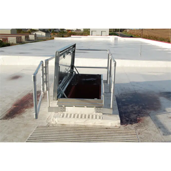 Objetos BIM - ¡Descarga gratis! Aluminum Guardrail System - Hatch Curb ...