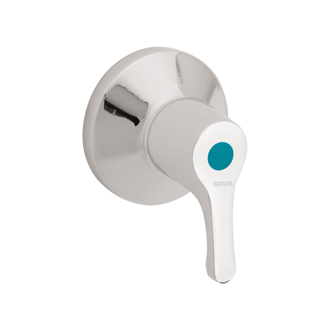 BIM objects - Free download! Registro Grival ducha paso de bola palanca ...