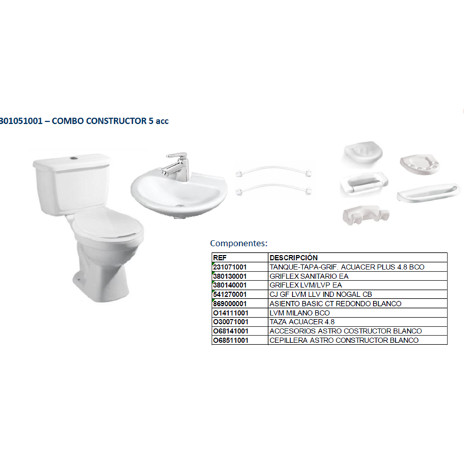 BIM objects - Free download! COMBO CONSTRUCTOR / 5 ACC | BIMobject