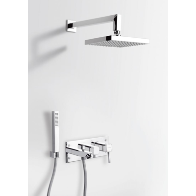 BIM objects - Free download! Embedded shower mixer kit with ...