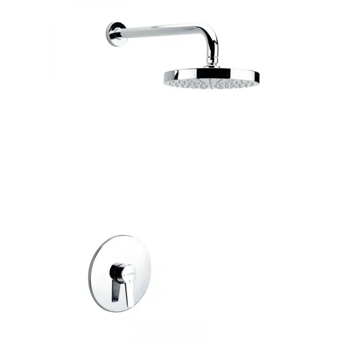 BIM objects - Free download! Embedded shower mixer kit DOUZ | BIMobject