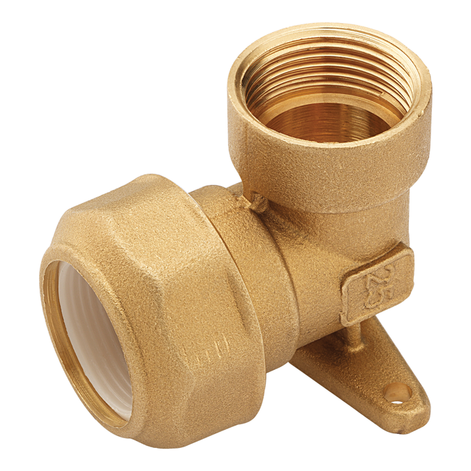 BIM objects - Free download! ASTAFLO female wallplated elbow | BIMobject