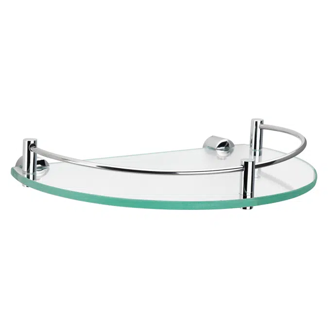 BIM objects - Free download! Wall glass shelf-YASMINE | BIMobject