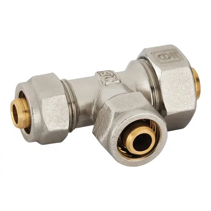 BIM objects - Free download! TEE reducing 2 sides | BIMobject