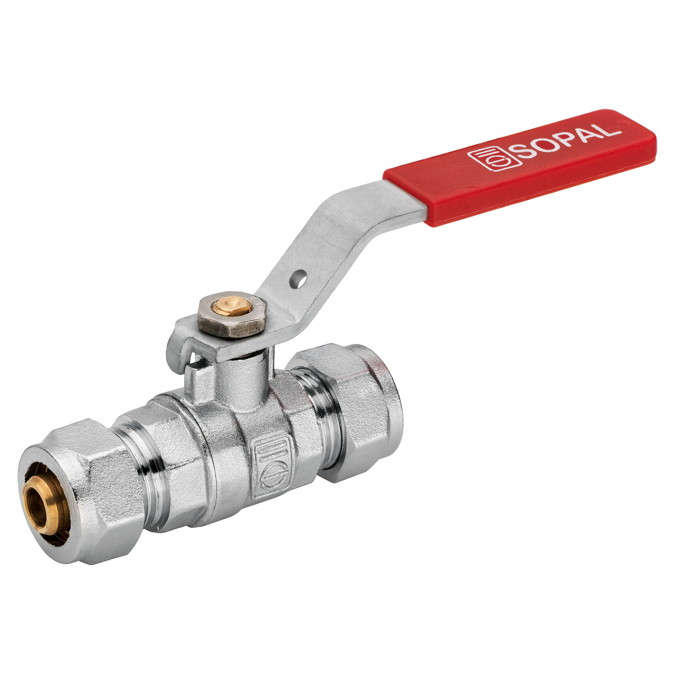 BIM objects - Free download! MM ball valve with screw fitting and lever ...