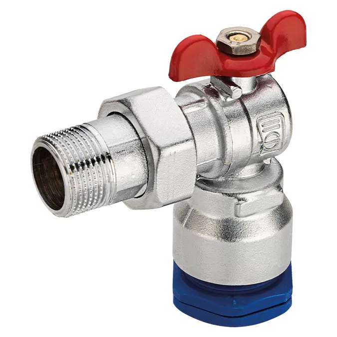 Objetos BIM - ¡Descarga gratis! SOPAFLO angle ball valve with nozzle ...