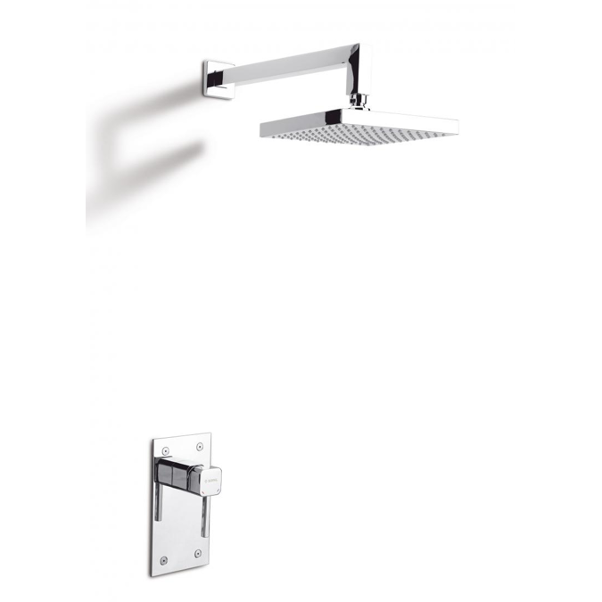 BIM objects - Free download! Embedded shower mixer kit ZARZIS | BIMobject