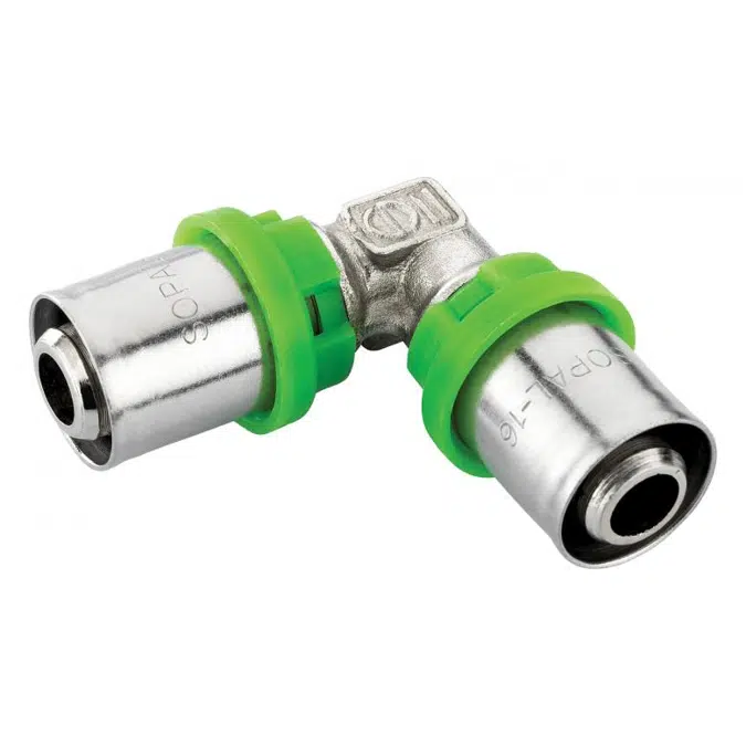 BIM objects - Free download! Press double elbow coupling | BIMobject