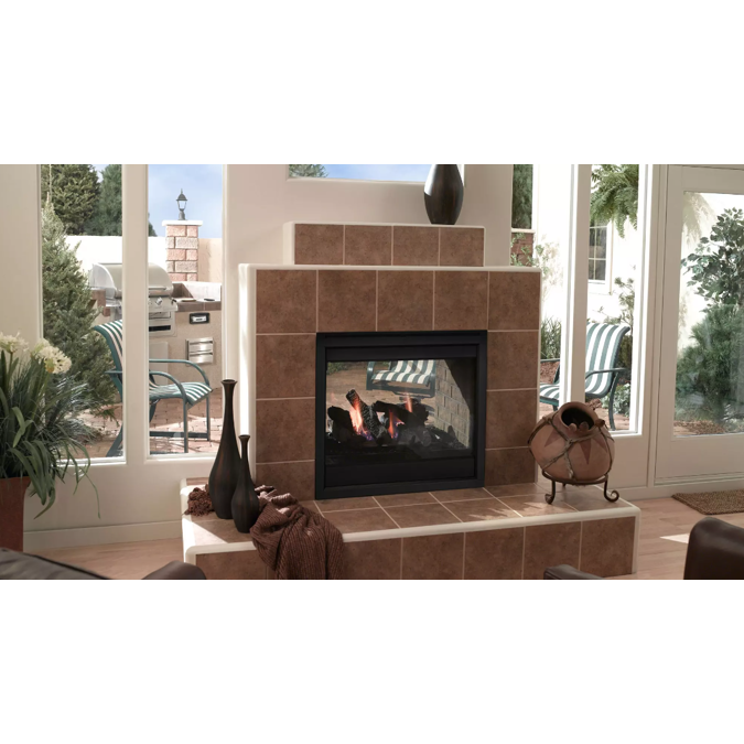 BIM objects - Free download! Twilight II Multi-Sided Gas Fireplace ...