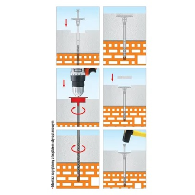BIM objects - Free download! LTX-10 Hammer fastener with plastic pin ...