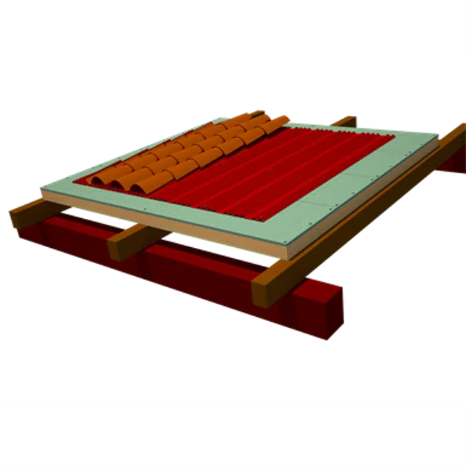 BIM objects - Free download! Onduline Integral ETICS roofing: ONDUTHERM ...