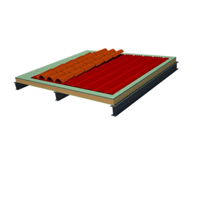 BIM objects - Free download! Onduline Integral ETICS roofing: ONDUTHERM ...