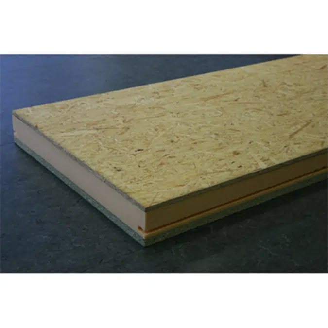 BIM objects - Free download! ONDUTHERM Sandwich Panel with interior OSB ...