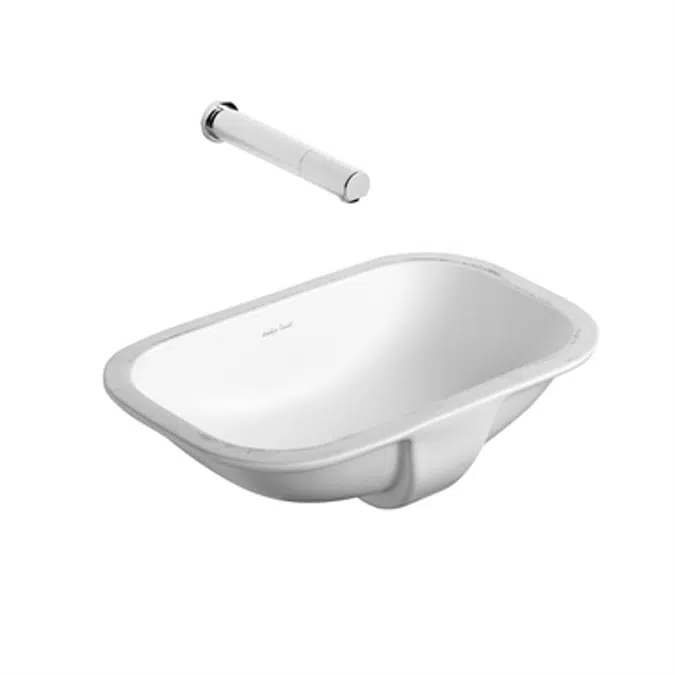 BIM objects - Free download! Contour 21 50cm Under-Countertop Washbasin ...