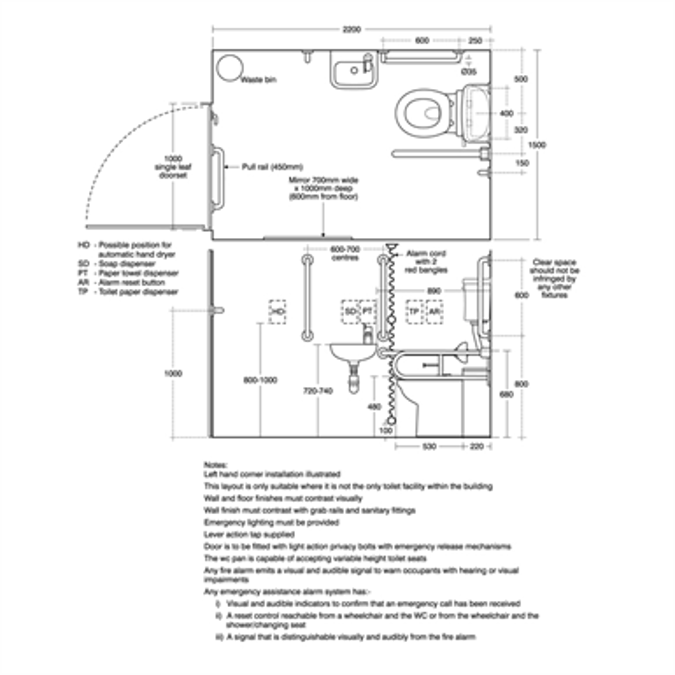 BIM objects - Free download! Contour 21 Back To Wall Rimless Raised ...