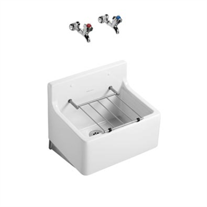 BIM objects - Free download! Birch Sink 46cm With Bucket Grating ...