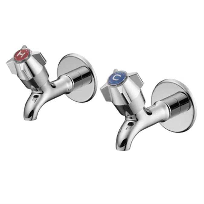 BIM objects - Free download! Nimbus ½" Inclined Bib Taps | BIMobject